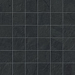 ESSENCE: Montauk Black Straight Stack 2X2 Mosaic | 12"x12"x9-mm | matte | Surface Group - Landmark