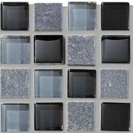 GSQ Mosaic Black Timber Slate&Quartz&Glass Mosaic | Surface Group ...