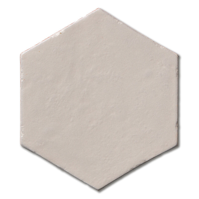 Traces Simons Hexagon Field Tile | Matte | 5"X5"X3/8" | Straight Cut ...