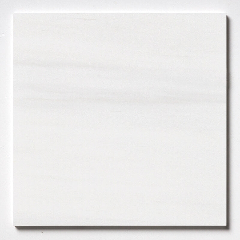 Snow White Square Field Tile | Honed | 12"X12"X3/8" | Bevelled ...