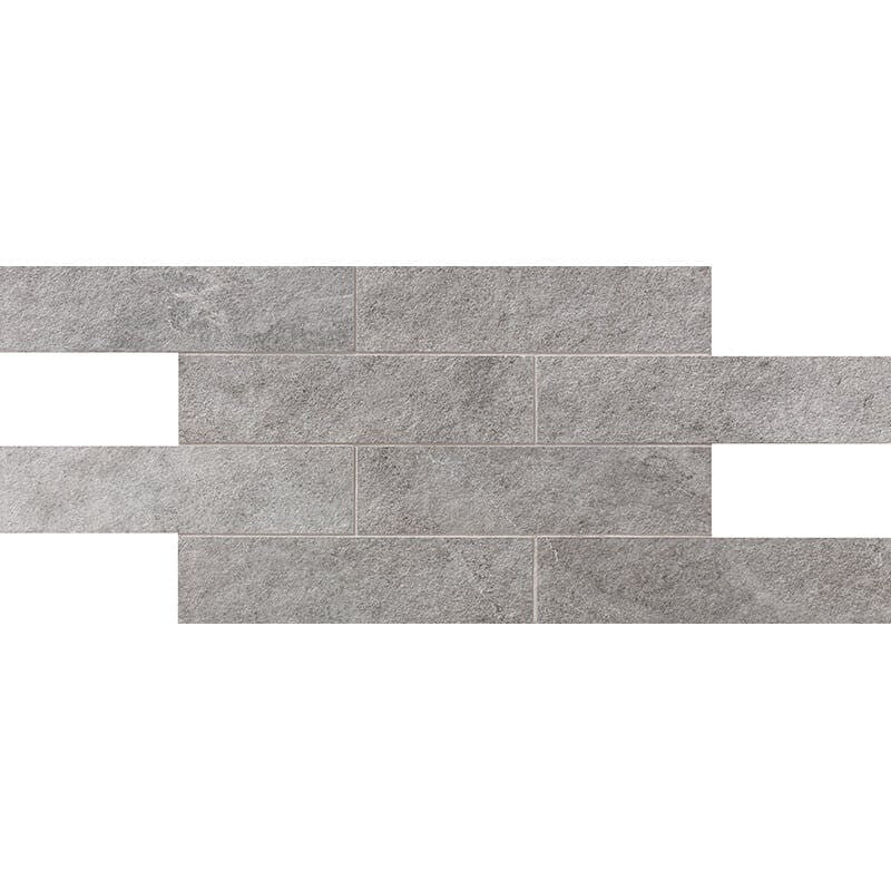 Waterfall Silver Flow Stone 2 3/4X11 1/2 Staggered Joint Mosaic ...