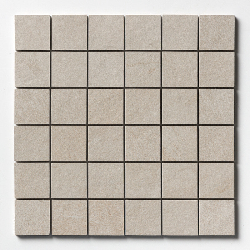 Waterfall Ivory Flow Stone 2X2 Straight Stack Mosaic | Natural | 12"X12 ...