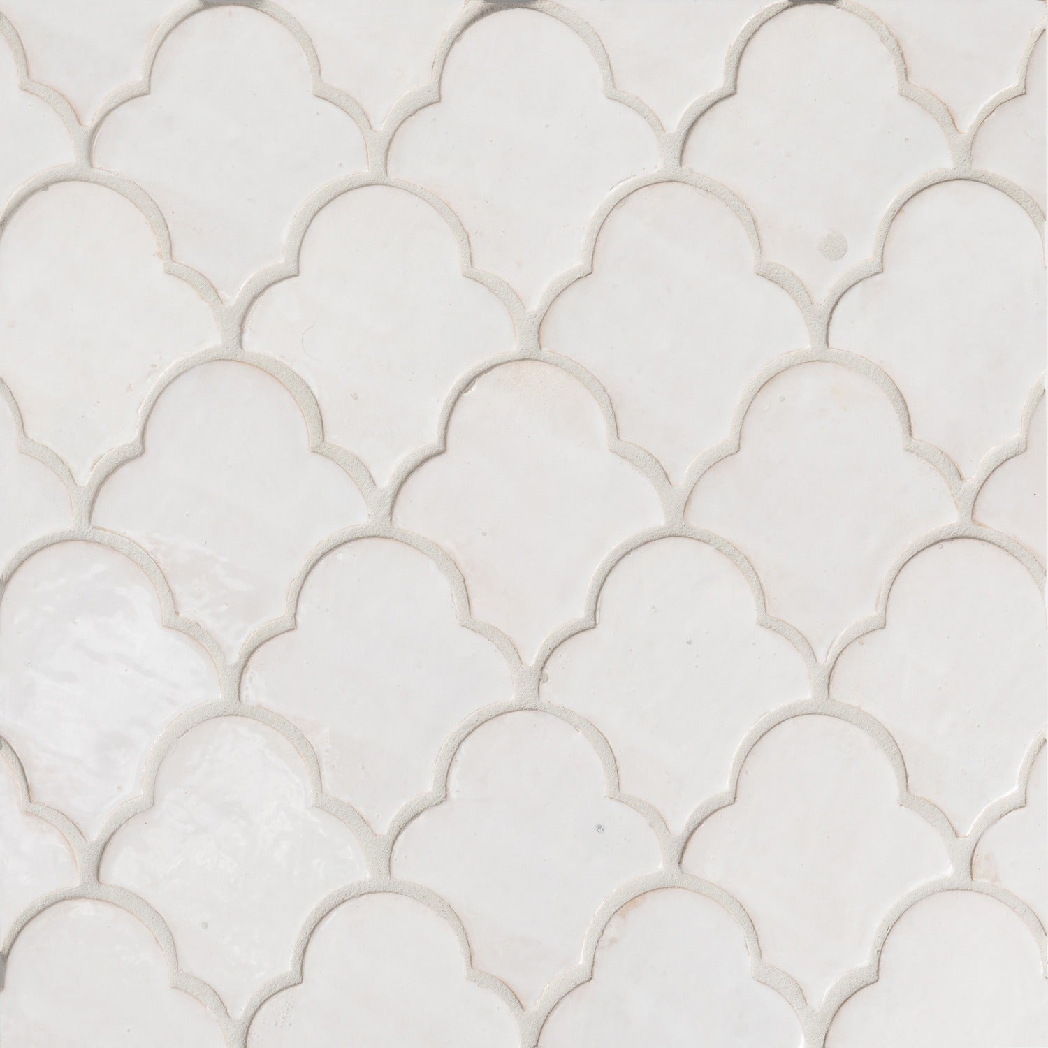 Arteza Cadiz Pueblo Blanco Glazed Ceramic Field Tile | 3X3X5/8 | Gloss ...