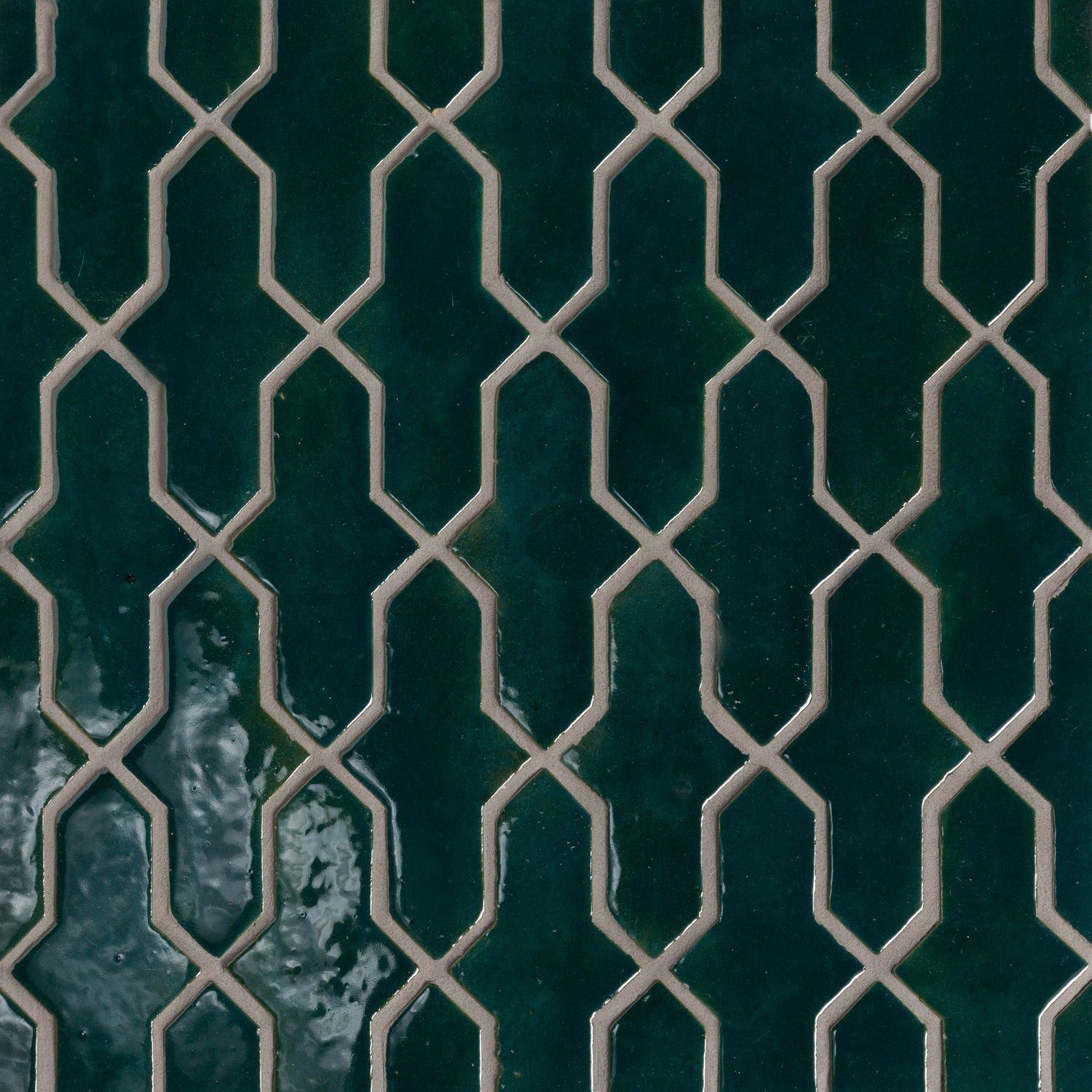 Arteza Souk Rio Verde Glazed Ceramic Field Tile | 1 1/2X6X5/8 | Gloss ...