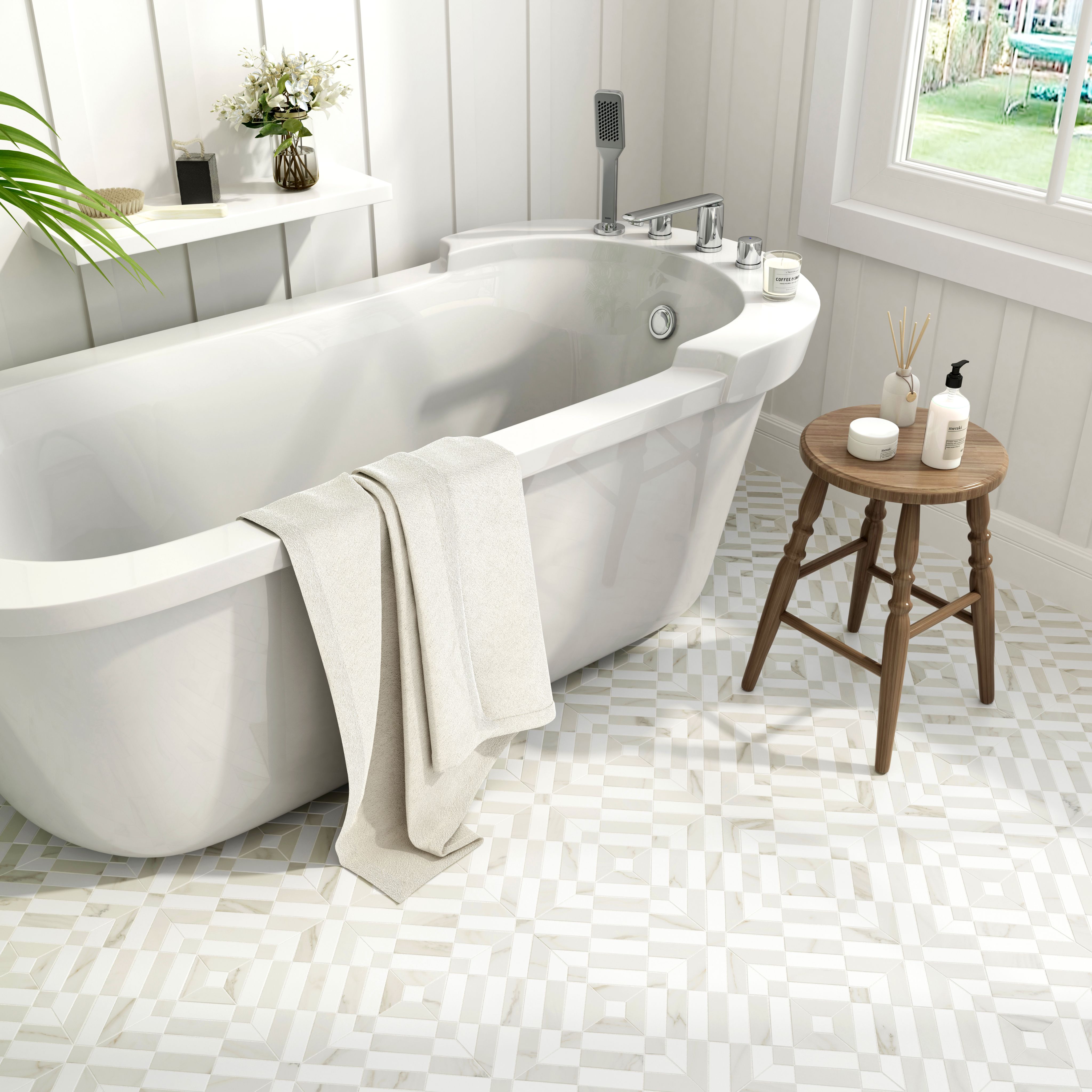 BUY ONLINE: Mercury Stone Mosaic | 12.4"X12.4"X0.38" | Sruface Group ...