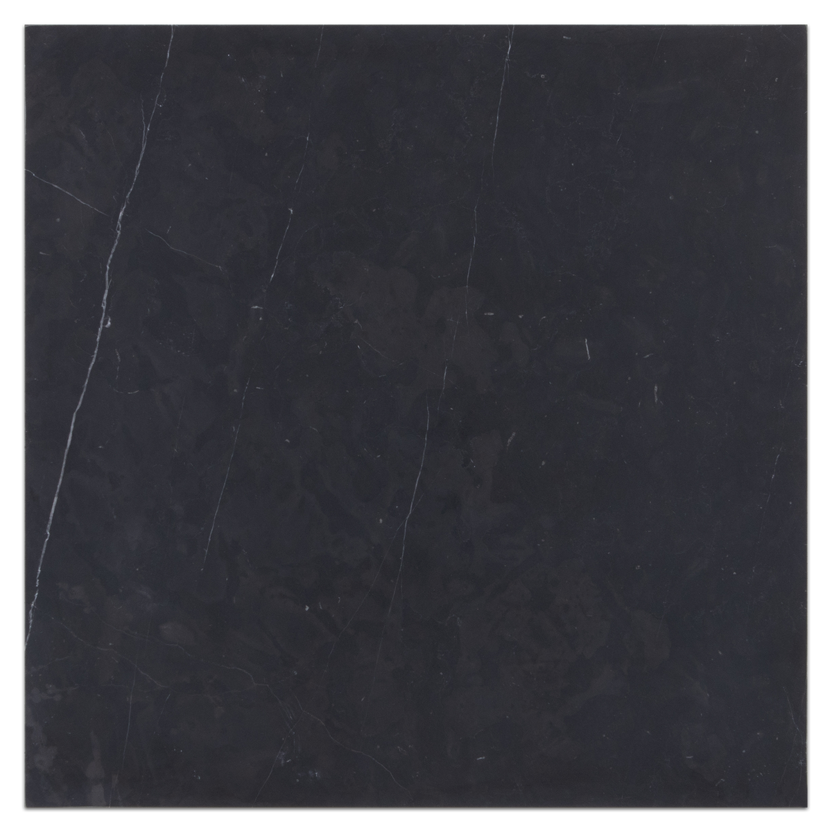 Black Marble Square Field Tile | 18"x18"x³⁄₈" | Honed | Surface Group ...