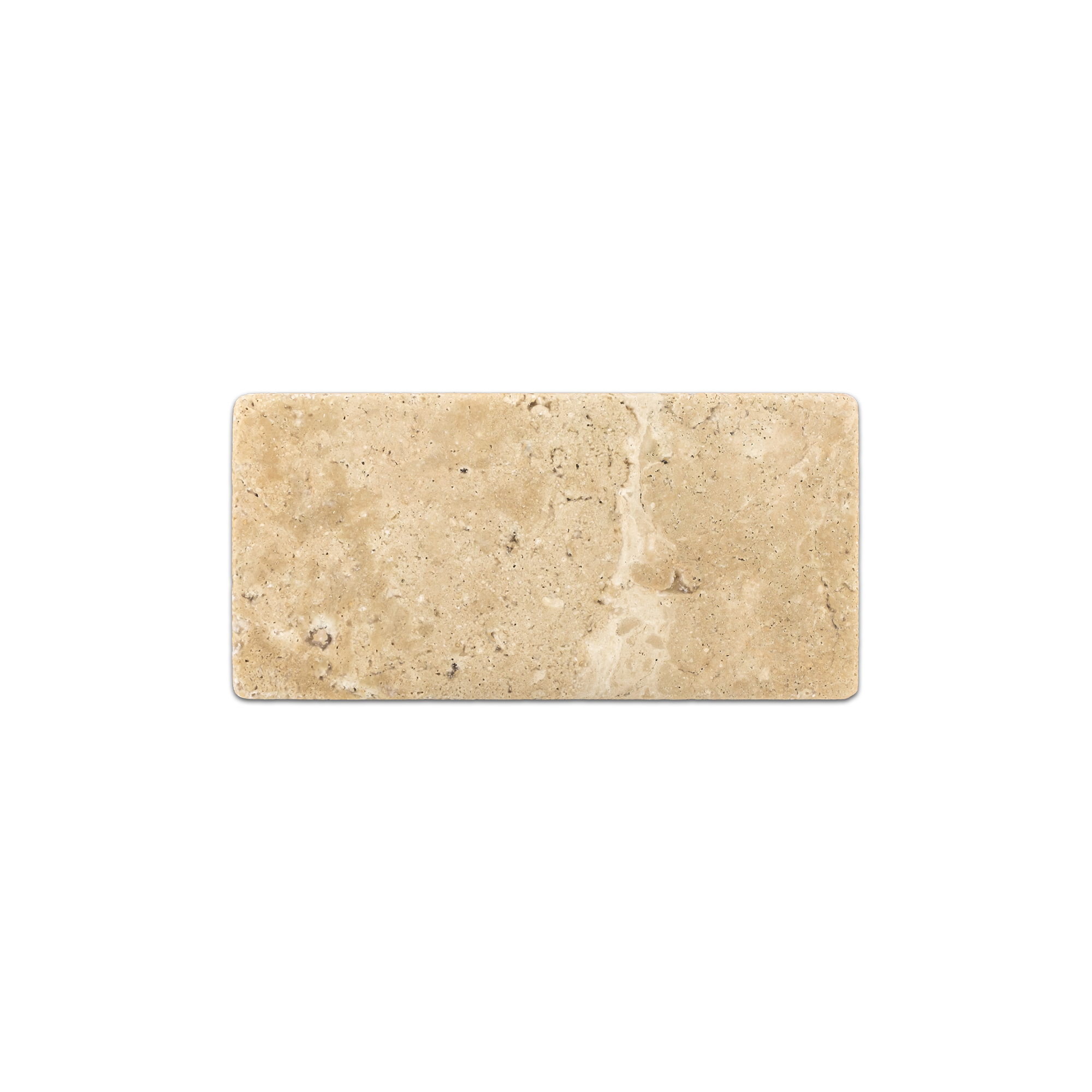 Durango Limestone Rectangle Field Tile | 3"x6"x³⁄₈" | Tumbled | Surface ...