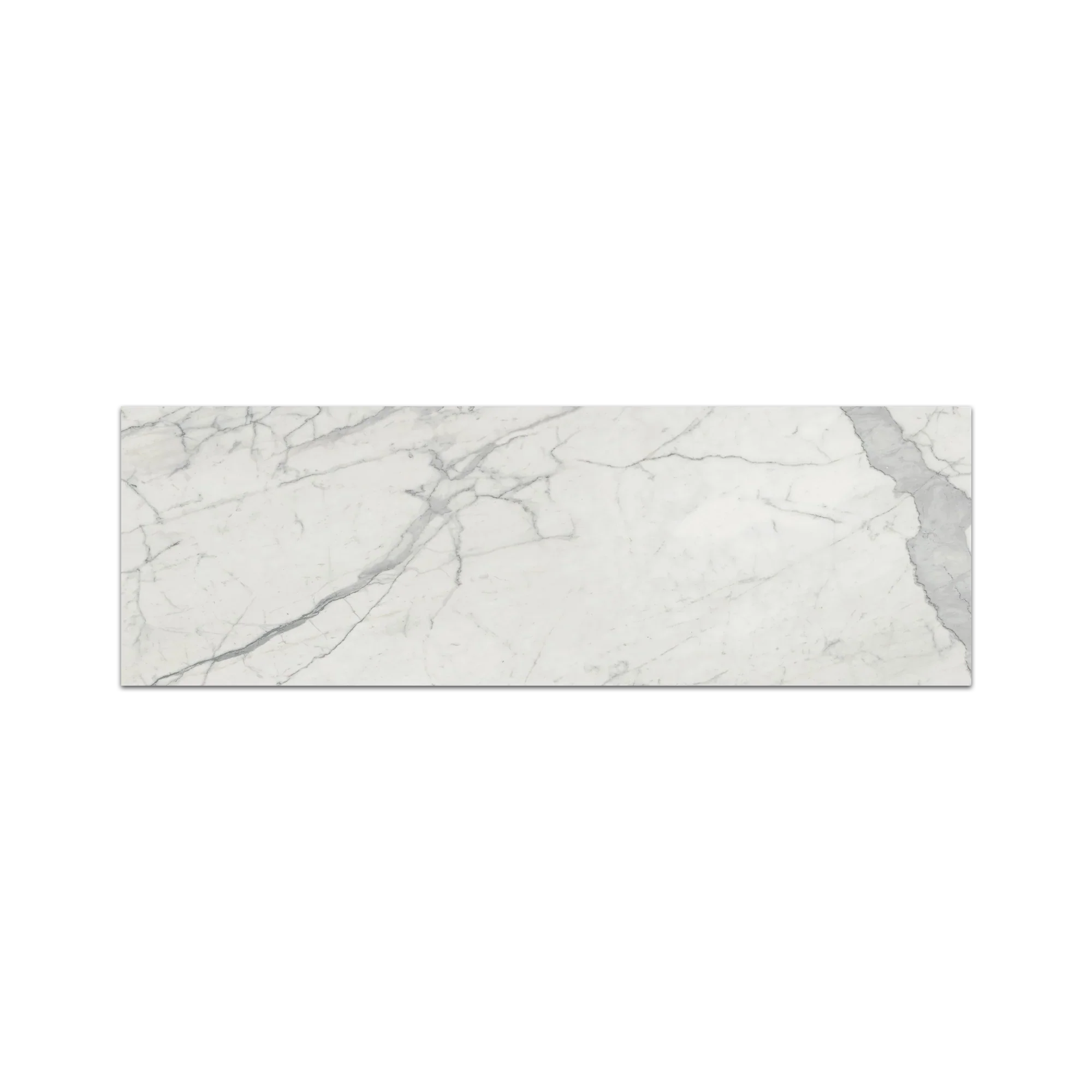 Nuance Calacatta Porcelain Rectangle Field Tile | 4"x12"x³⁄₈" | Honed ...