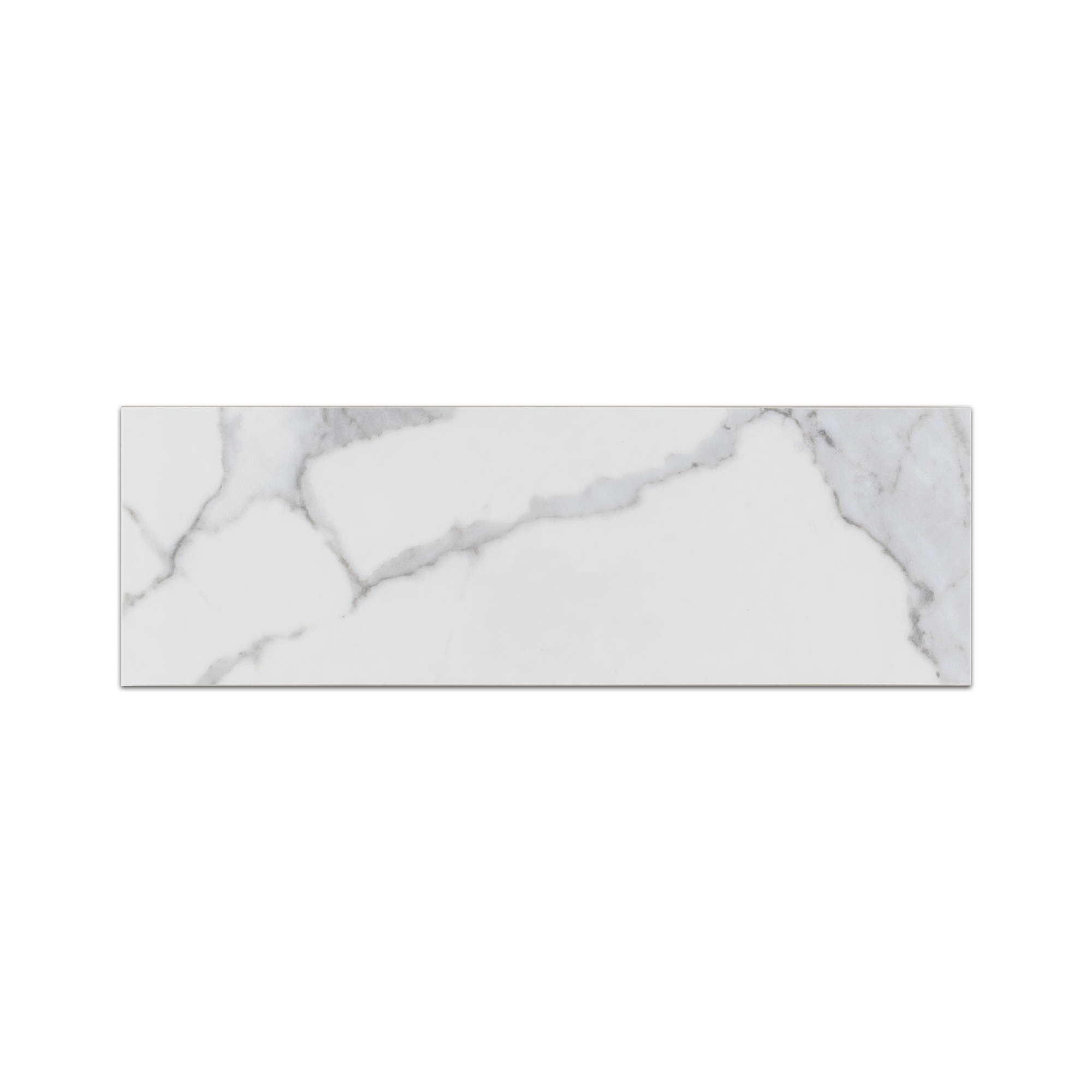 Nuance Calacatta Porcelain Rectangle Field Tile | 4"x12"x³⁄₈" | Semi ...