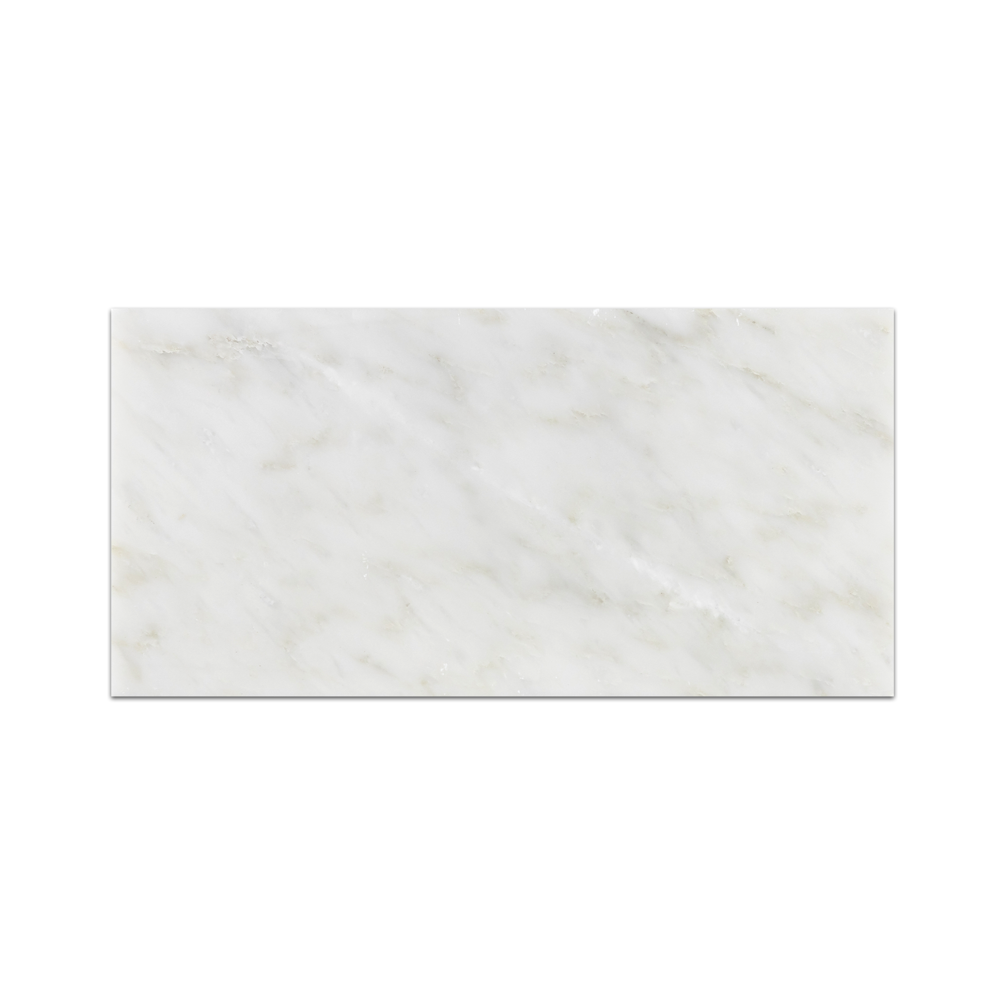 Pearl White Marble Rectangle Field Tile | 6"x12"x³⁄₈" | Honed | Surface ...
