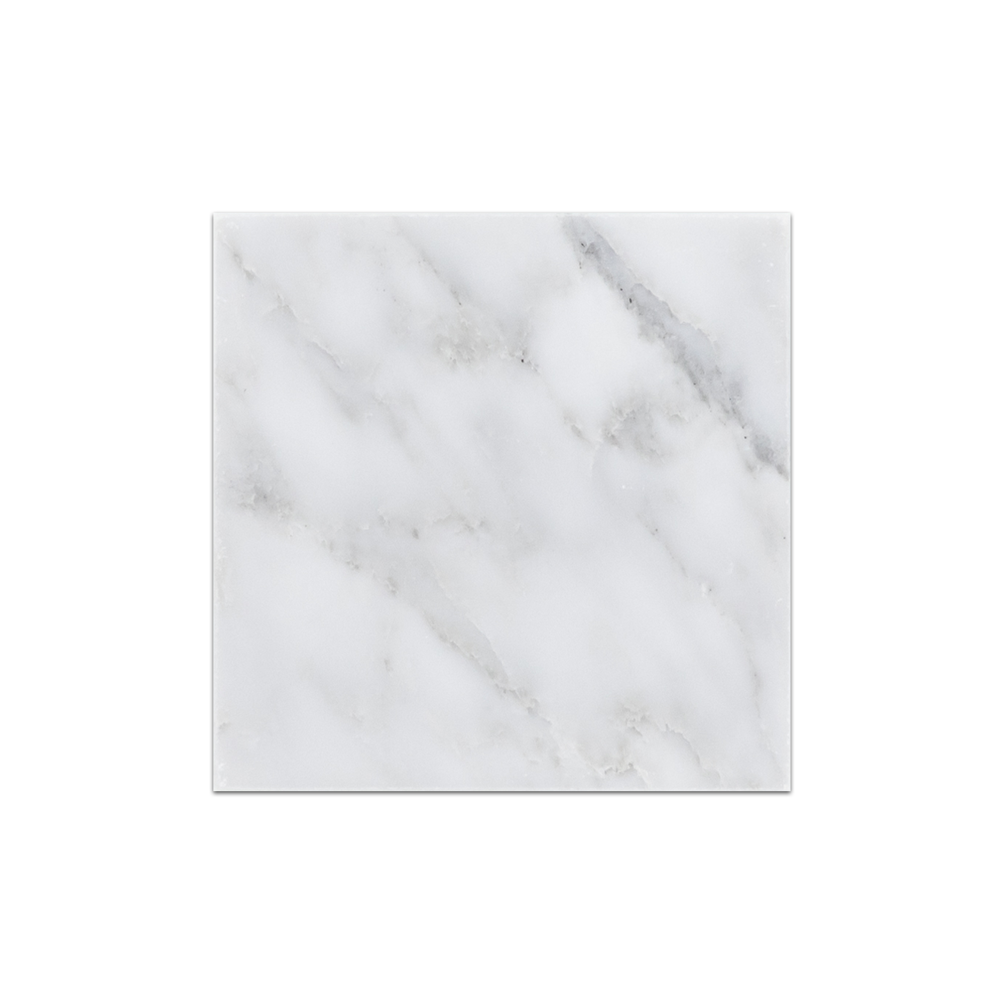 Pearl White Marble Square Field Tile | 4"x4"x³⁄₈" | Polished | Surface ...