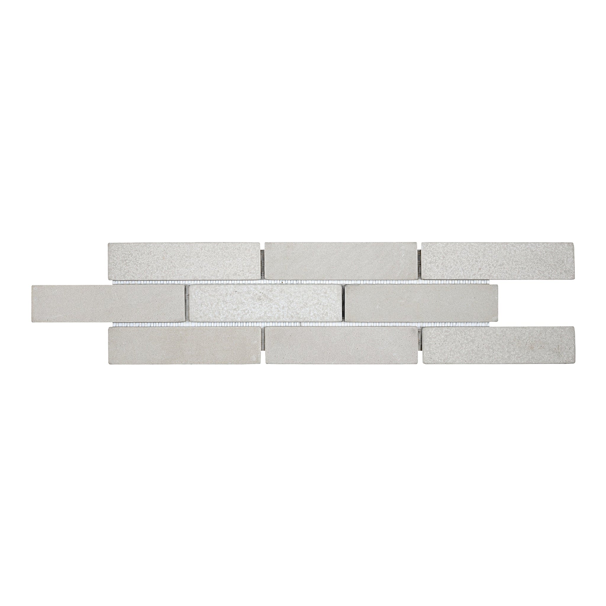 BUY ONLINE: Everest Blend Sandstone 2"X8" Offset Brick Mosaic | 6"X24 ...
