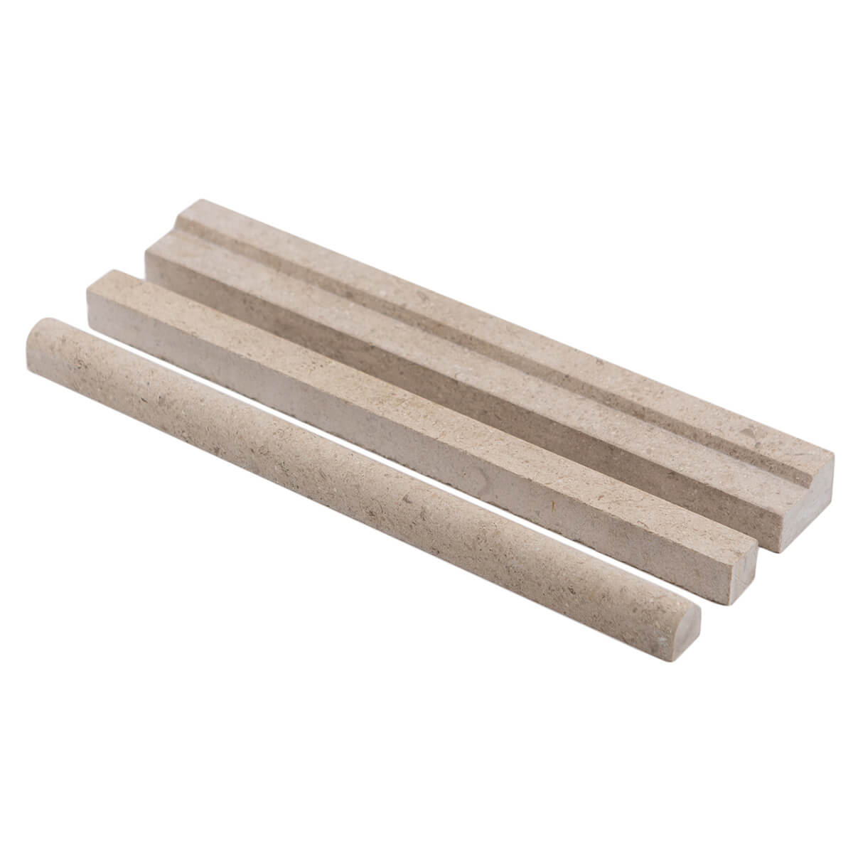 Fonjone Limestone Square Liner Trim | 3/4"X12"X3/4" | Honed | Surface ...