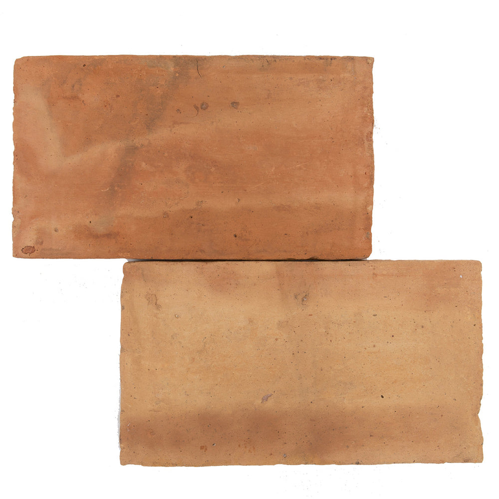 Reclaimed French Terracotta Parefeuille Paving Tile | 9"X14"X1 ...