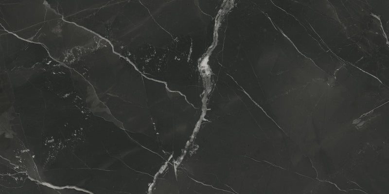 CHARME EVO: Calacatta Black Field Tile | 12"x24"x9-mm | matte | Surface ...