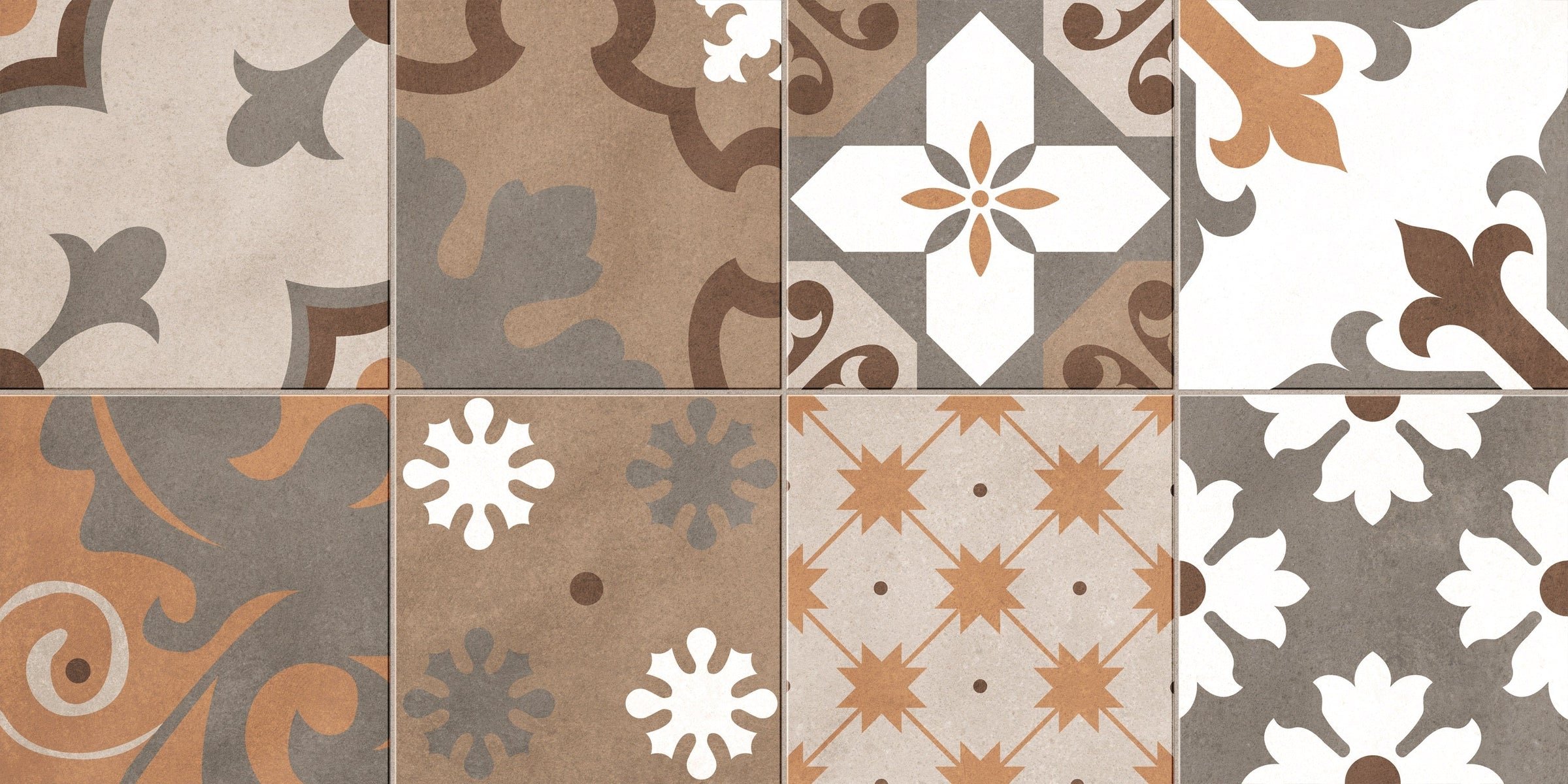FLORENTINE: Mix Warm Deco Tile | 12"x24"x9-mm | matte | Surface Group ...