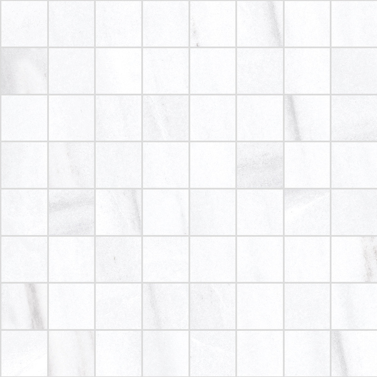 CONTRACT: Dolomites White Straight Stack 2X2 Mosaic | 12"x12"x8-mm ...