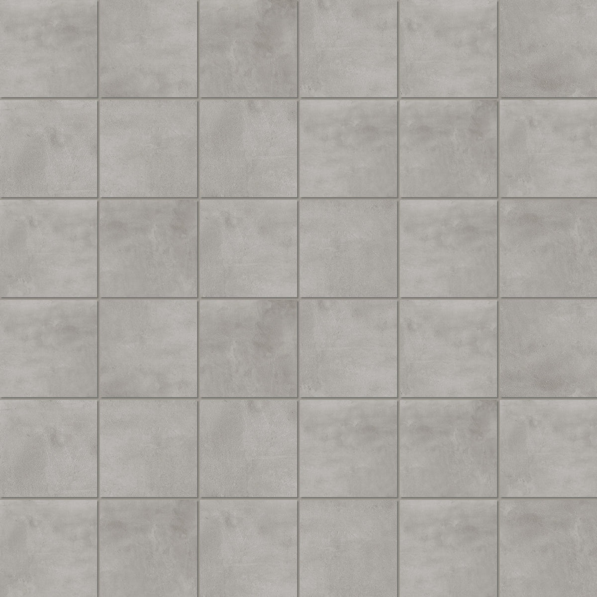 CONTRACT: New York Concrete Straight Stack 2X2 Mosaic | 12"x12"x8-mm ...