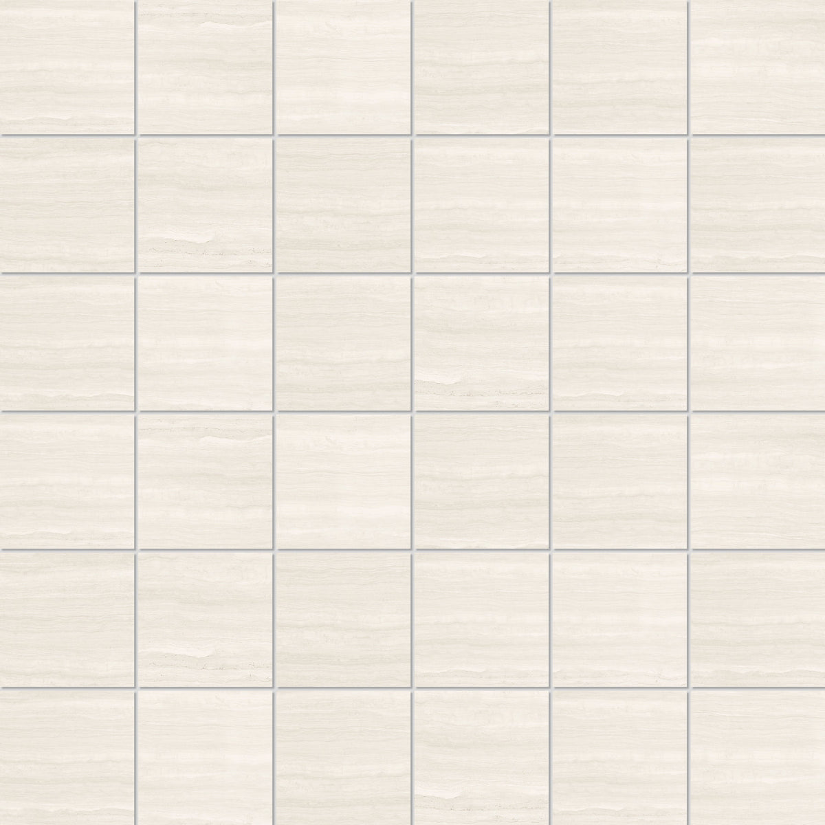 CONTRACT: Washington White Straight Stack 2X2 Mosaic | 12"x12"x8-mm ...