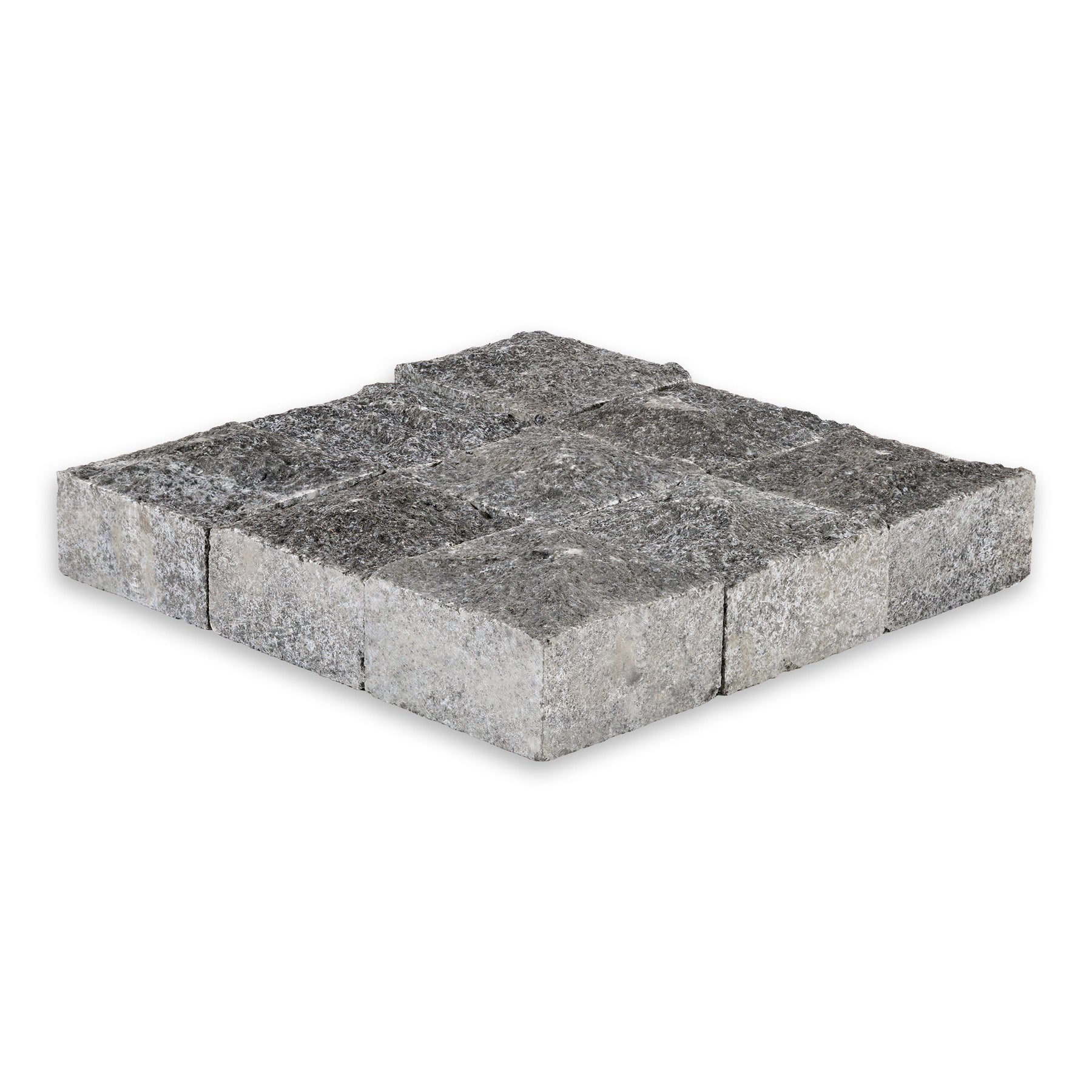 Absolute Black Granite Cobble Stone Paver | 4"X4"X2" | Splitface ...