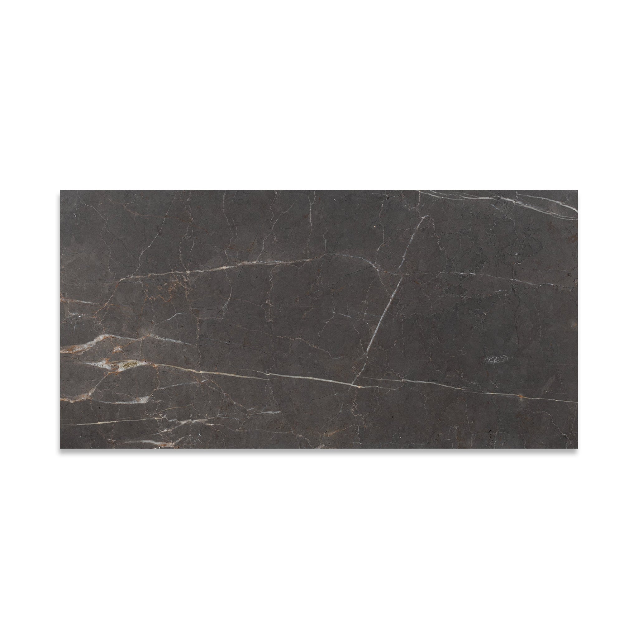 Graphite Marble Rectangle Field Tile | 12"X24"X3/8" | Honed | Surface Group