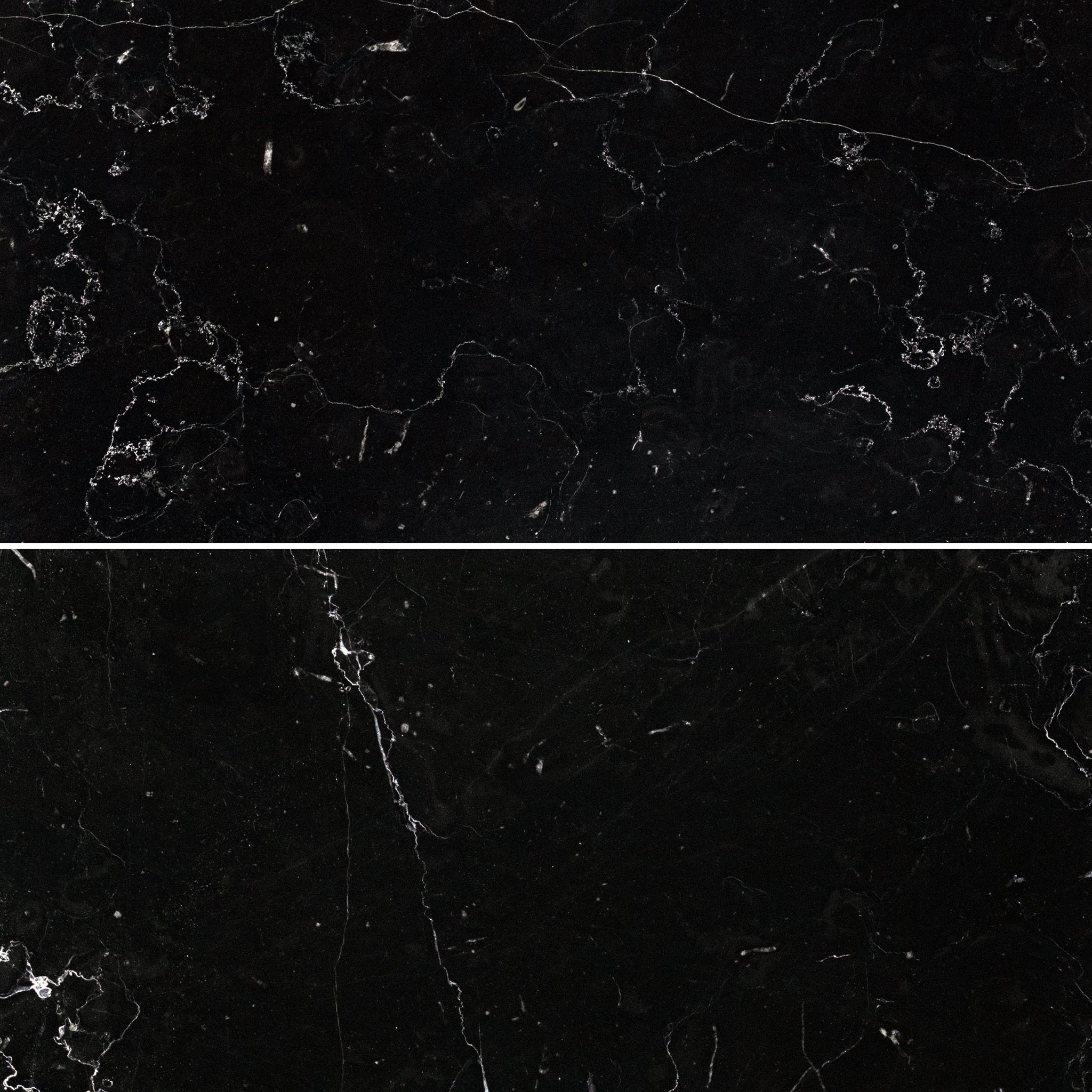 China Black Marble Rectangle Field Tile | 6"X12"X3/8" | Honed | Surface ...