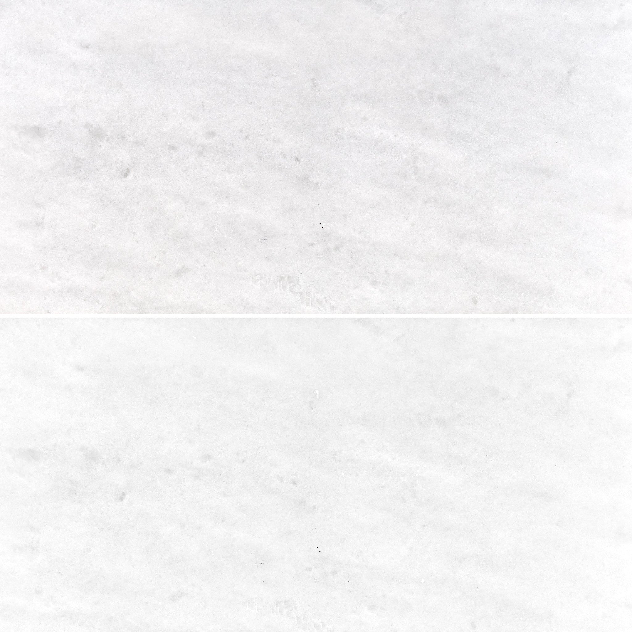 Polar White Marble Rectangle Field Tile | 6"X12"X3/8" | Honed | Surface ...