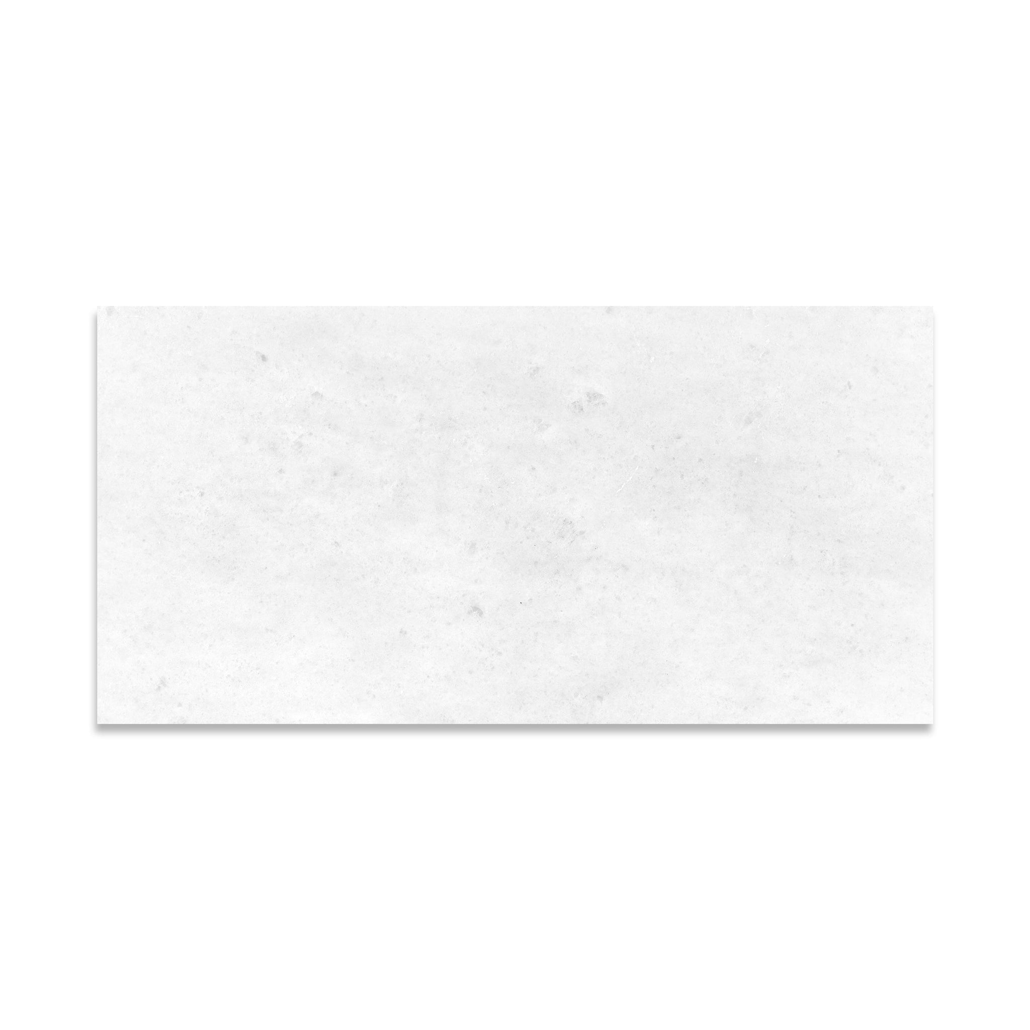 Polar White Marble Rectangle Field Tile | 12"X24"X1/2" | Polished ...