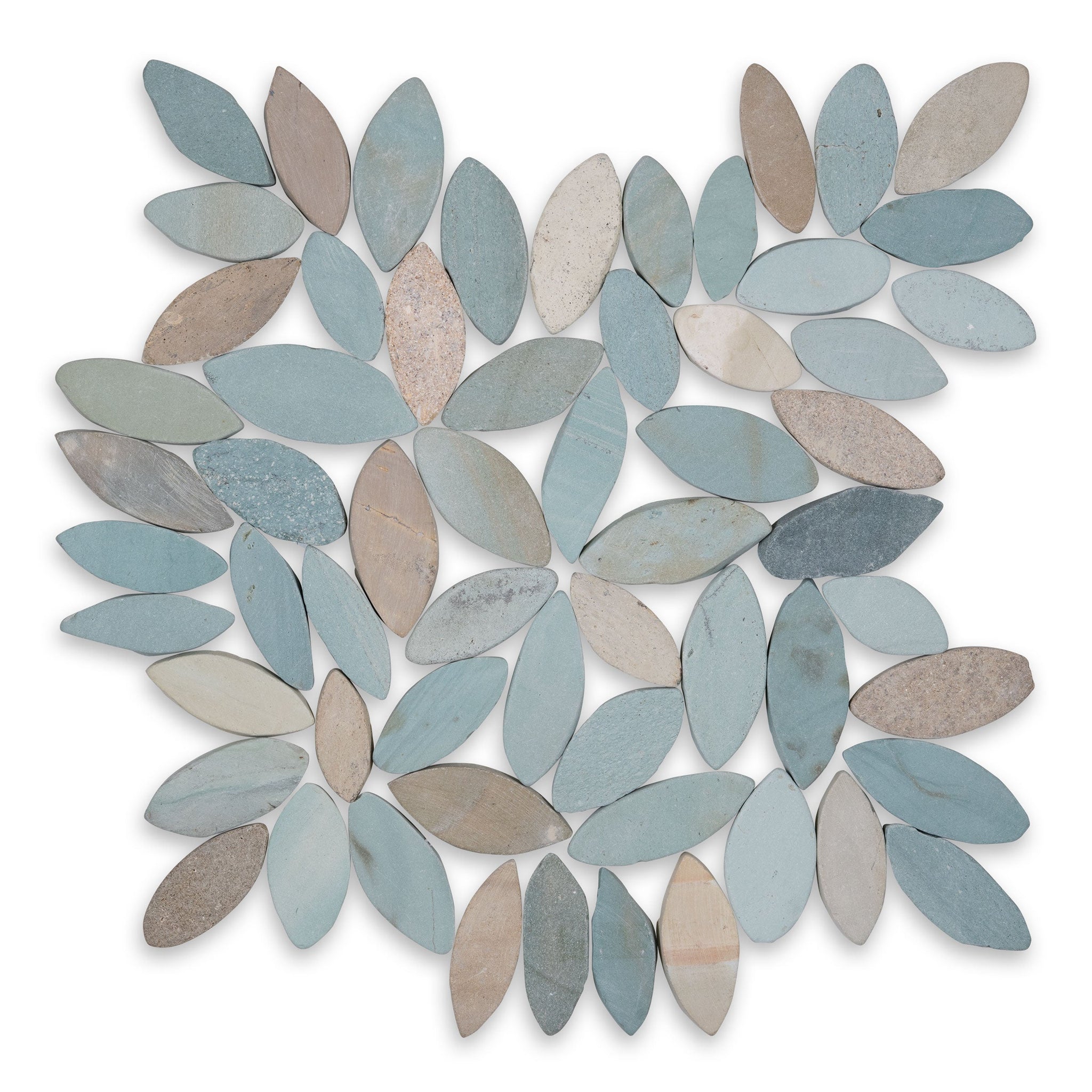 Pebbles Spring Flower Pebbles Mosaic | 12"X12"X3/8" | Honed | Surface Group