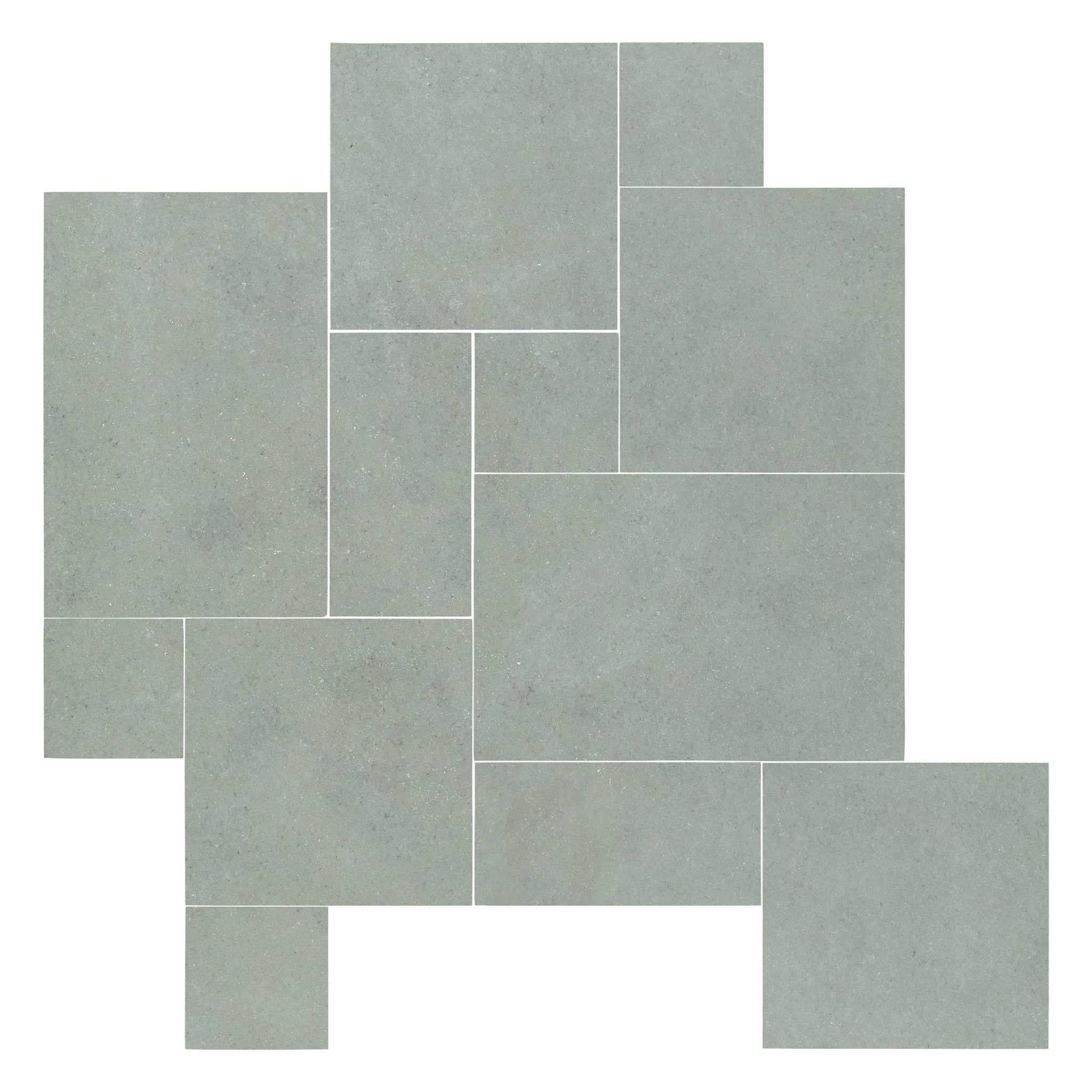 Indian Bluestone Slate Versailles Paving Tile Pattern | 16 Sqft ...