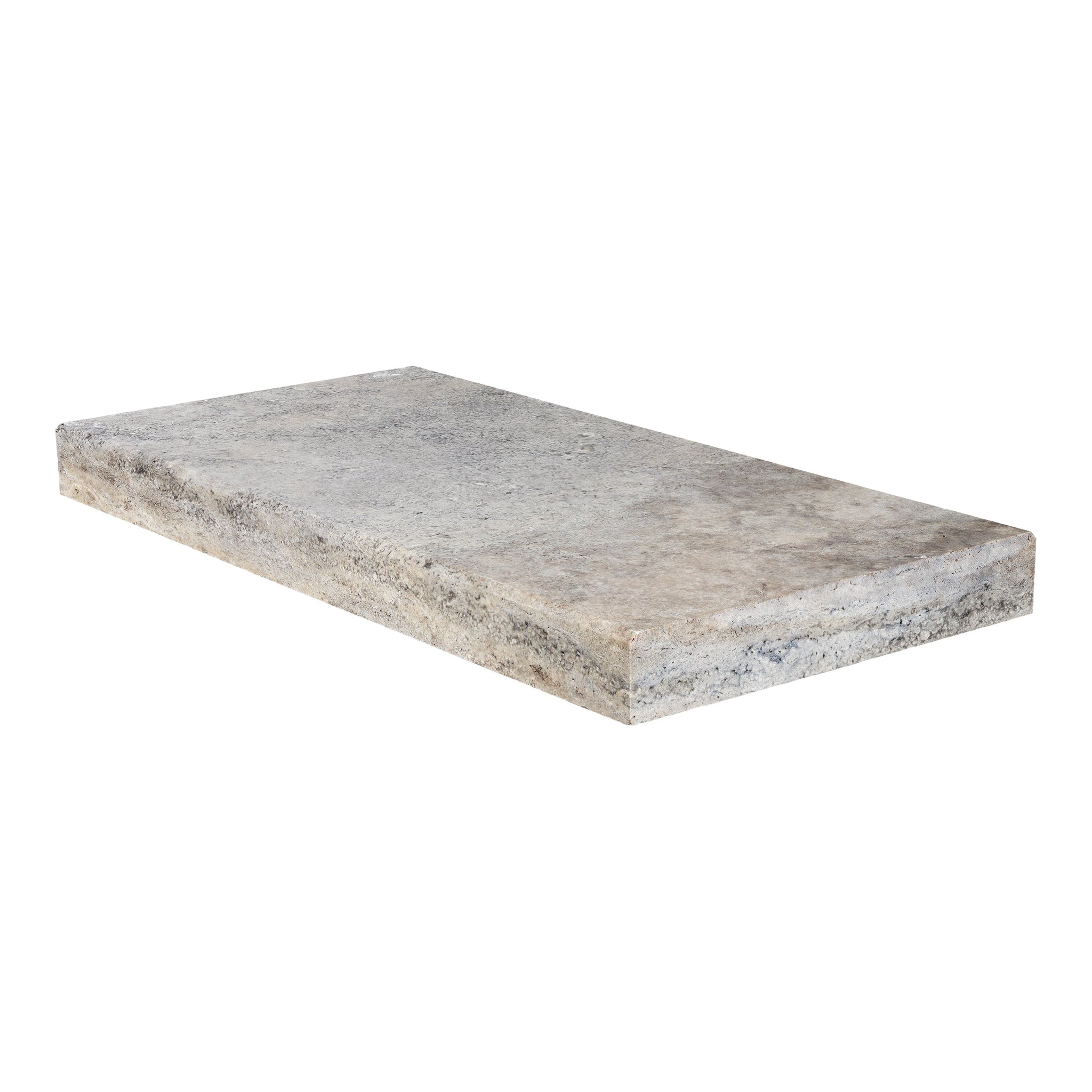 Silver Premium Travertine Double Modern 24 Wall Cap Paving Accessory ...