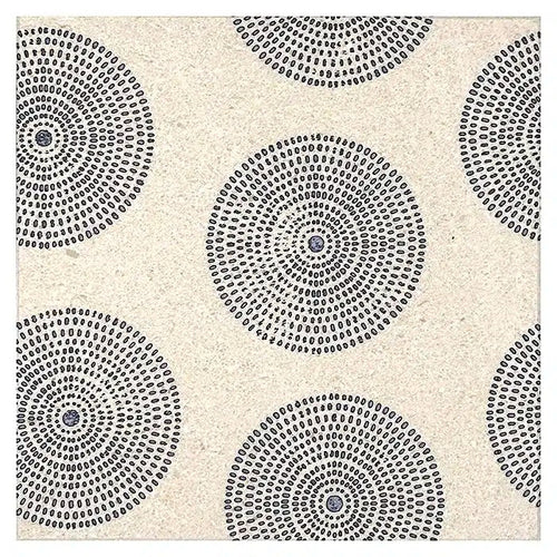 BUY ONLINE: Poplar Indigo Blue Limestone Deco Tile | 6"x6"x⅜" | Surface ...