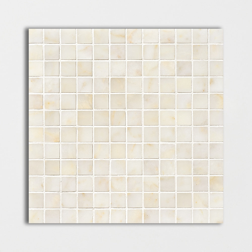 BUY ONLINE: Afyon Sugar Straight Joint 1X1-Inch Marble Mosaic | 12"x12 ...