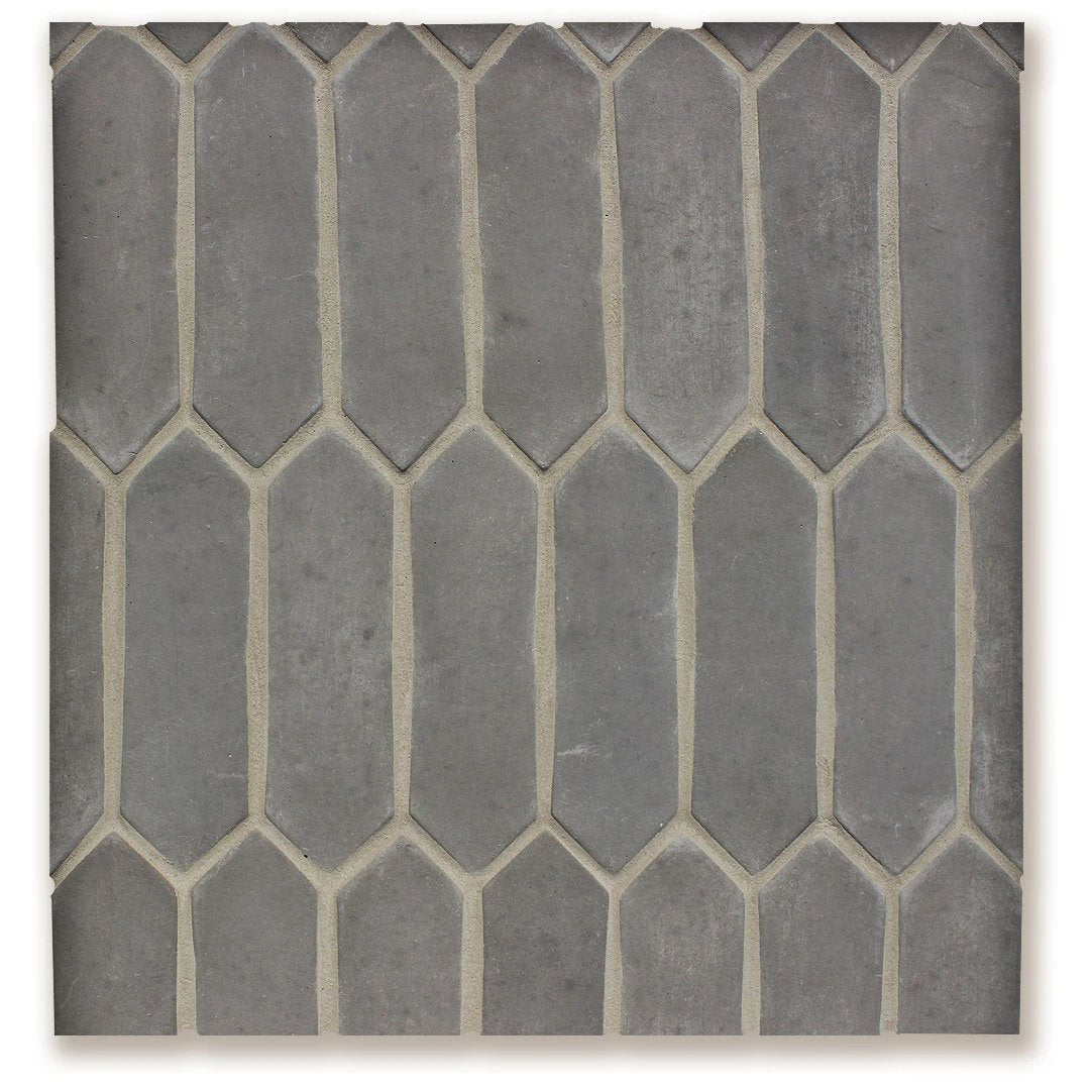 Artillo Concrete Field Tile: Sidewalk Gray Picket | 3"x11" | Arto ...