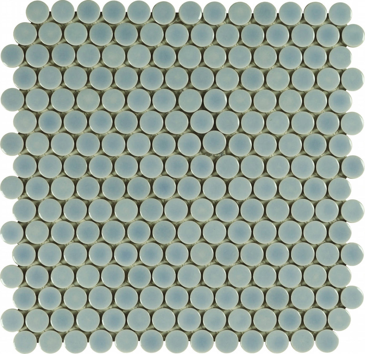 ADEX CERAMIC TILE: Mosaic Light Blue | 1-Inch Penny Rounds Pattern | 12 ...