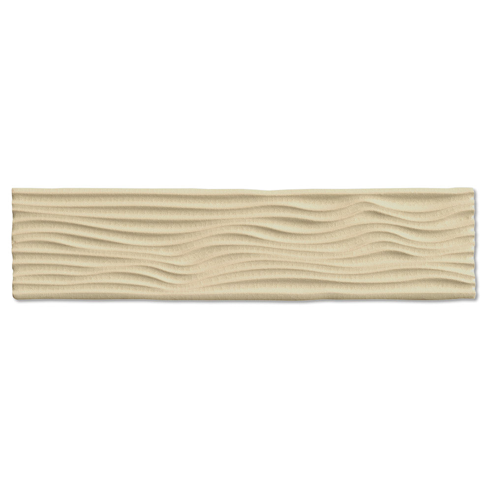 ADEX CERAMIC TILE: Earth Fawn | Textured Waves Rectangle | 3"x12 ...
