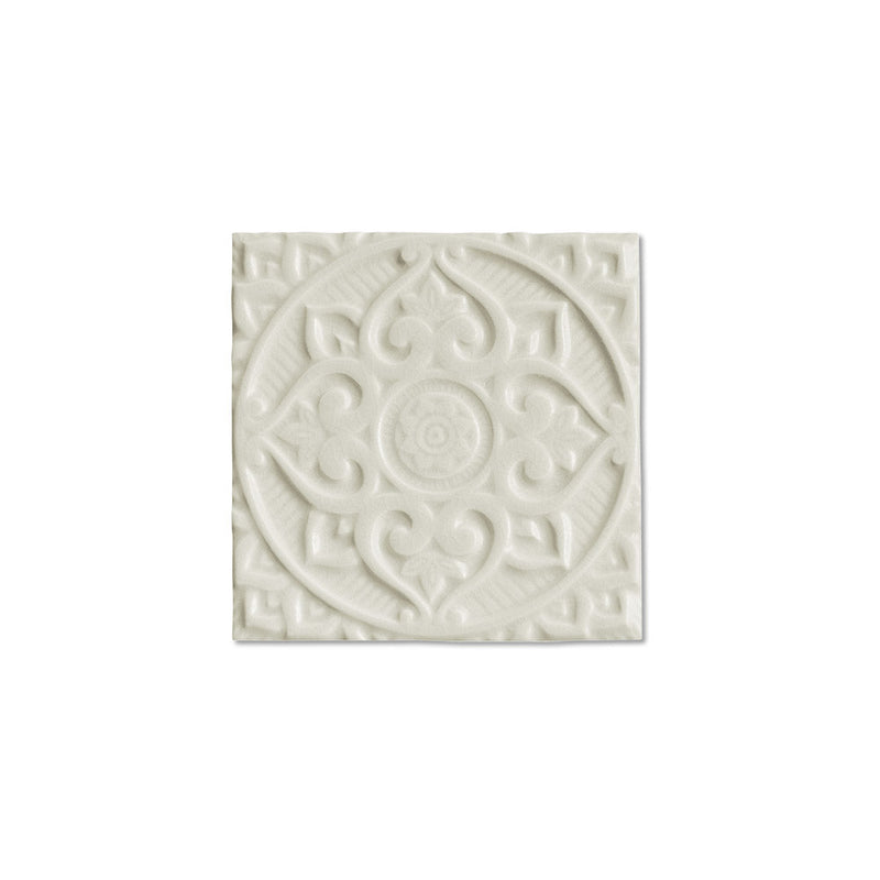 ADEX CERAMIC DECORATIVE TILE: Earth Ash Gray | Energy Pattern | Square ...