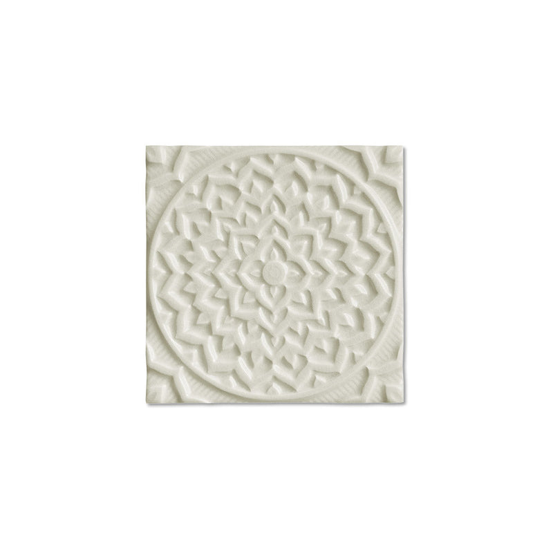 ADEX CERAMIC DECORATIVE TILE: Earth Ash Gray | Cosmos Pattern | Square ...
