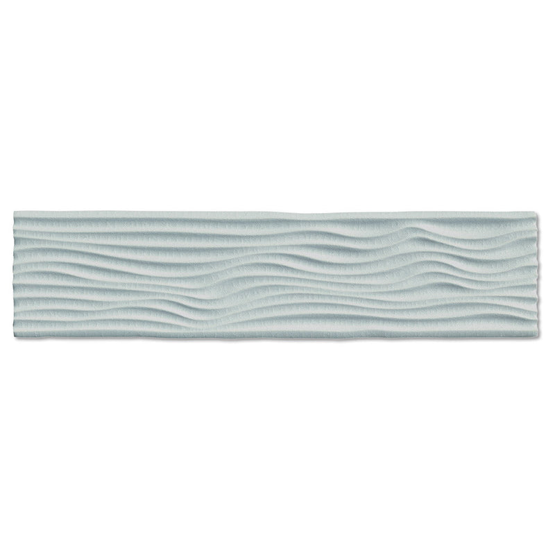 ADEX CERAMIC TILE: Earth Morning Sky | Textured Waves Rectangle | 3"x12 ...