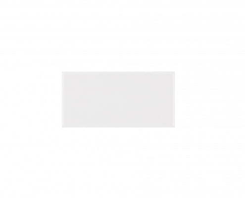 ADEX CERAMIC TILE: Habitat Glossy Alabaster | Rectangle | 2.5"x5.1 ...