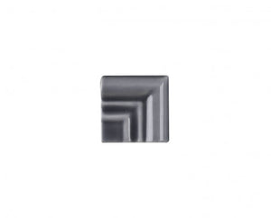 ADEX CERAMIC TILE: Habitat Glossy Graphite | Frame Corner | 2"-Width ...