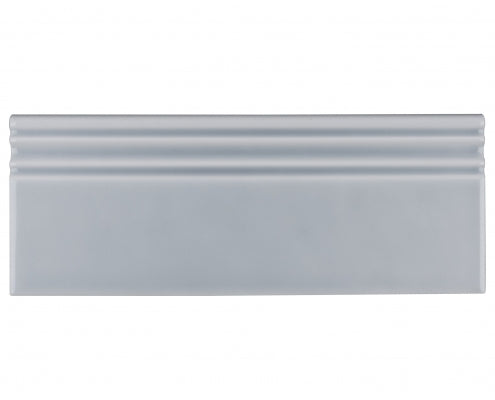ADEX CERAMIC TILE: Habitat Glossy River Blue | Baseboard | 4"x10.3 ...