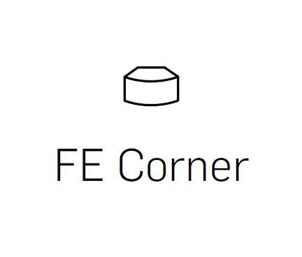 ADEX CERAMIC TILE: Habitat Matte Alabaster | Finishing Edge Corner | 0. ...