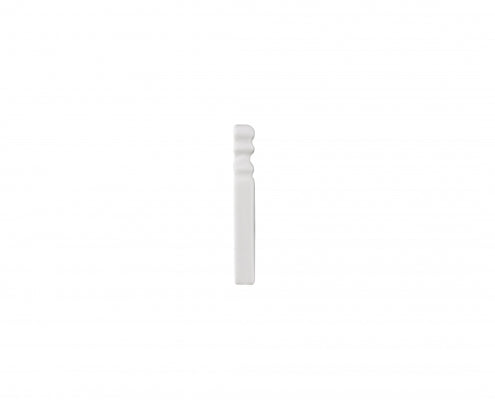 ADEX CERAMIC TILE: Habitat Matte Pewter | Baseboard End Cap | 4"-Width ...