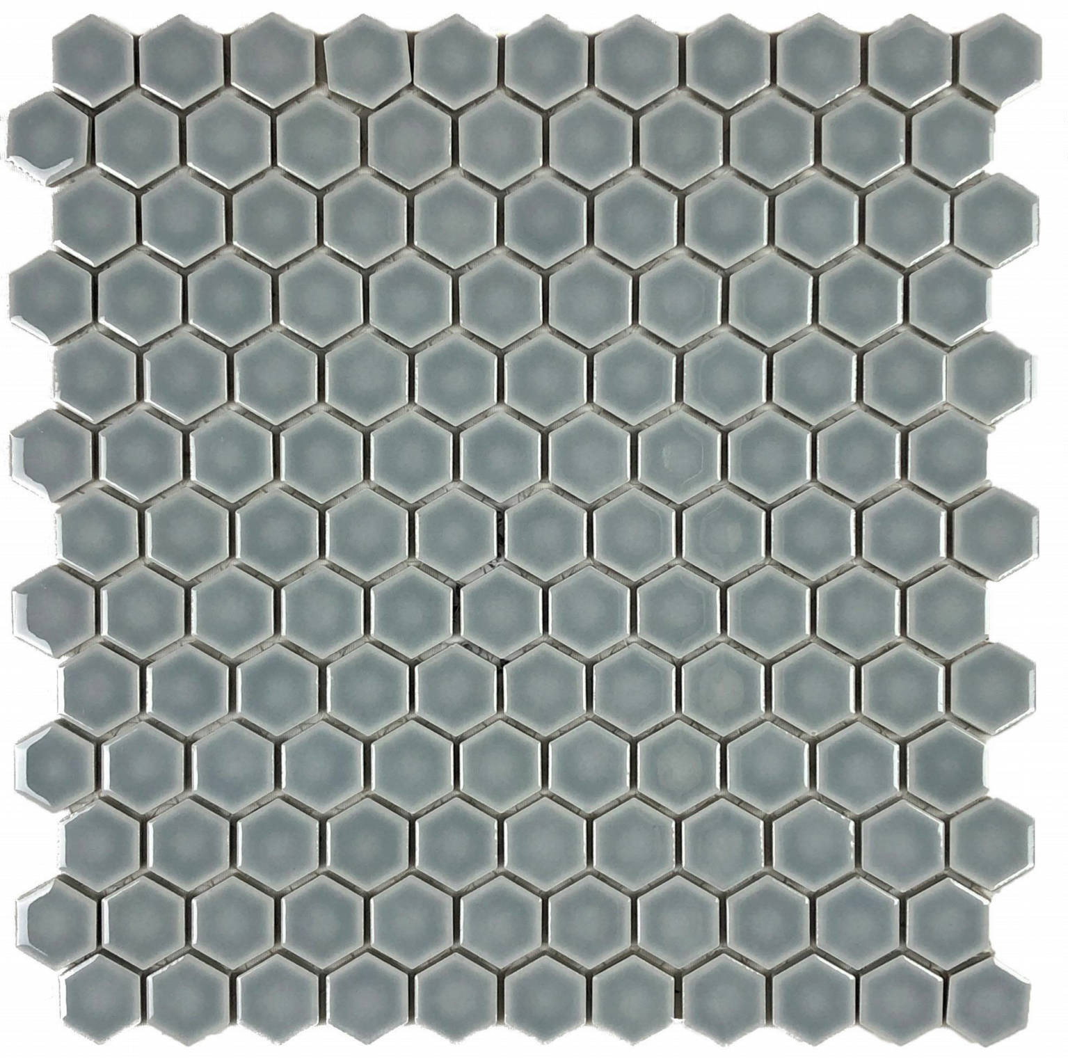 ADEX CERAMIC TILE: Mosaic Sage | 1-Inch Hexagon Pattern | 12"x12 ...