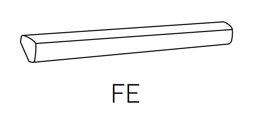 ADEX CERAMIC TILE: Studio Bamboo | Finishing Edge | 0.5"x5.8" | Glossy ...