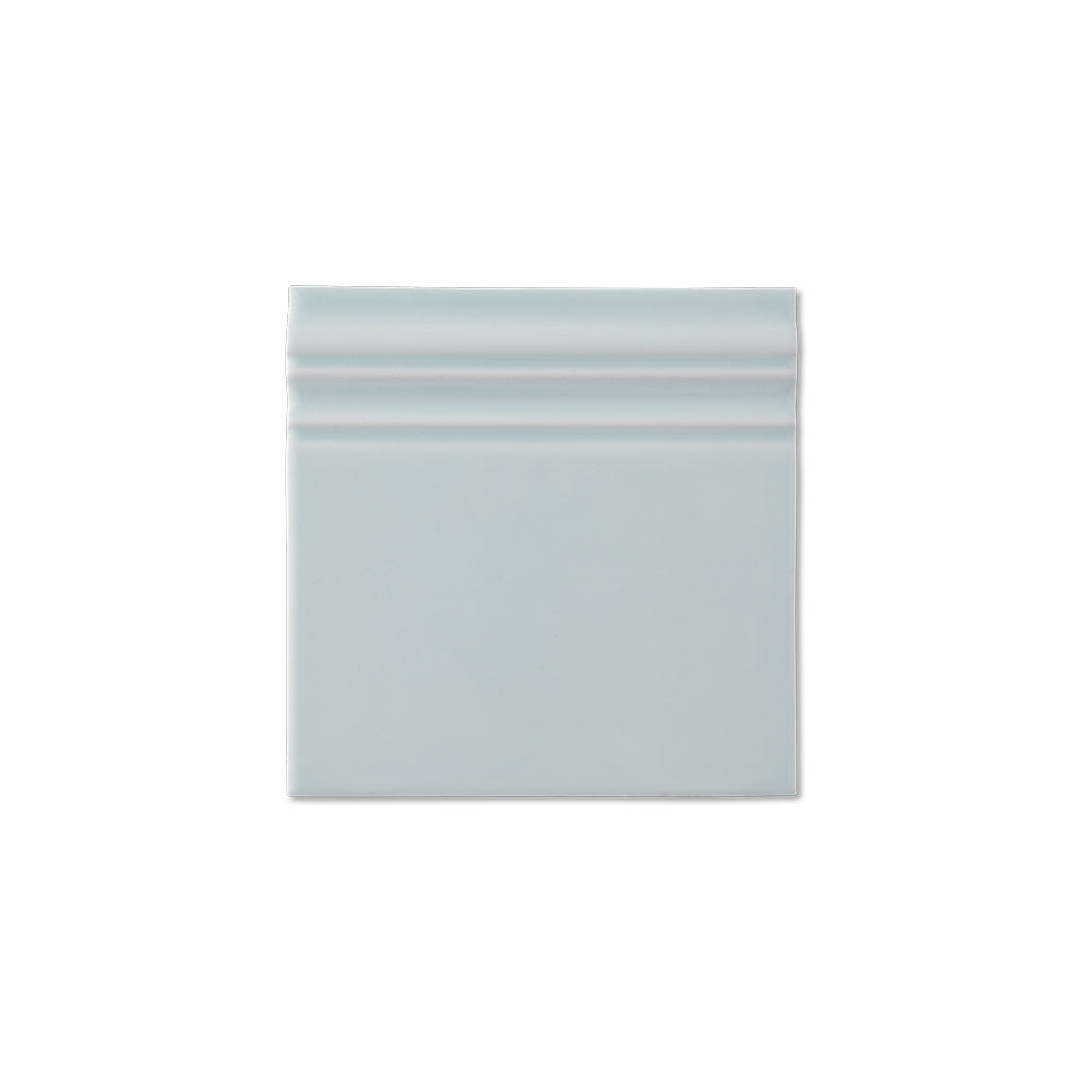 ADEX CERAMIC TILE: Studio Ice Blue | Baseboard | 5.8"x5.8" | Glossy ...