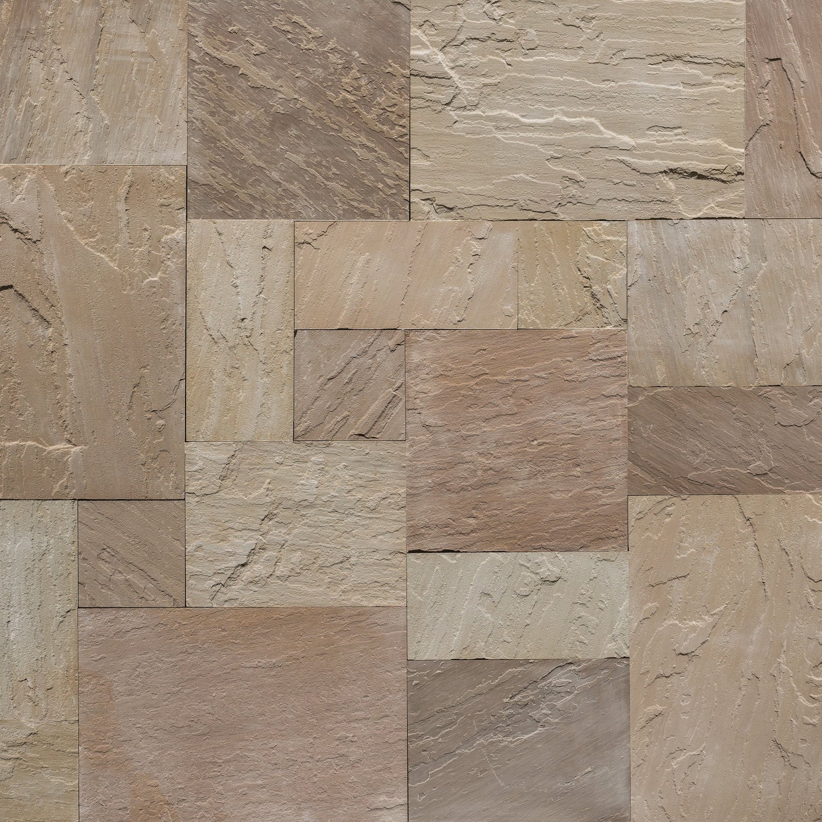 BUY ONLINE: Old World Artisan Cut Harvest Gold Paving Patio Pack | Pack ...