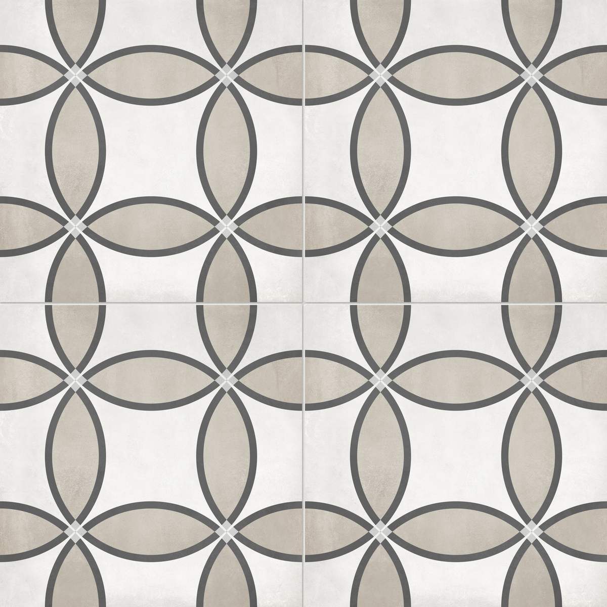 BUY ONLINE: Form Sand Zenith Blend Glazed Porcelain Deco Tile | 7⅞"x7⅞ ...