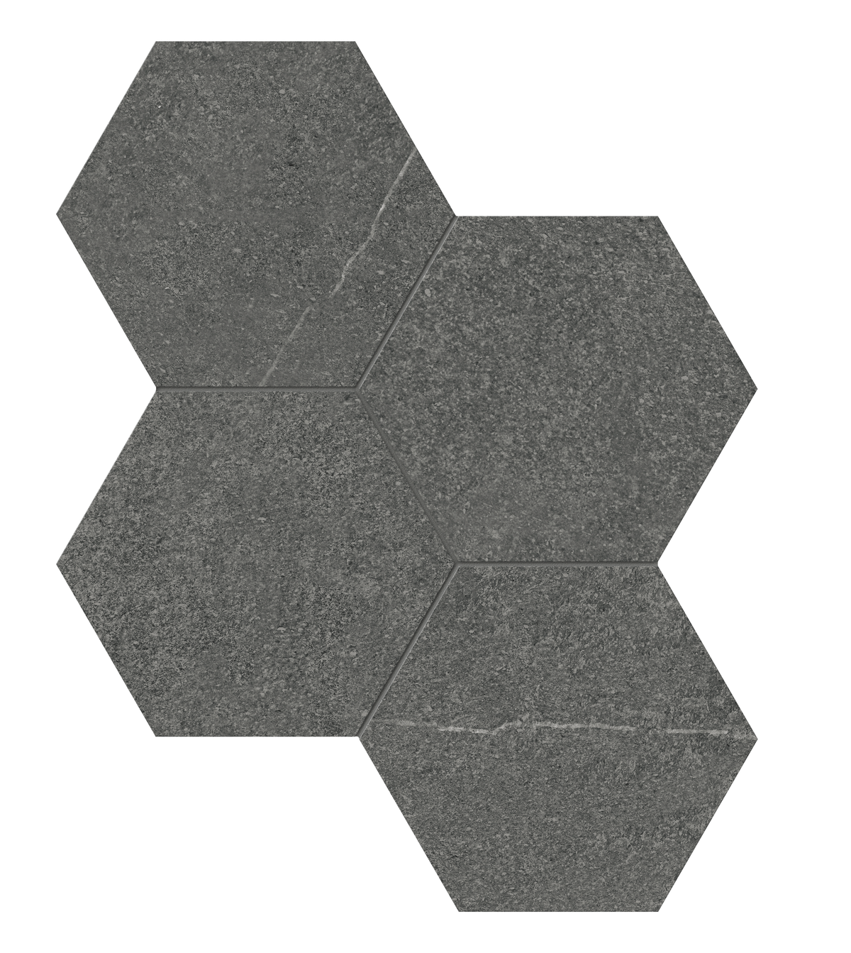 BUY ONLINE: Mjork Carbon 6" Hexagon Color Body Porcelain Mosaic | 10 ...